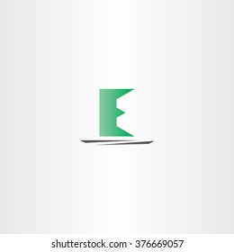 Logo Logotype E Green E Letter Stock Vector (Royalty Free) 376669057 ...