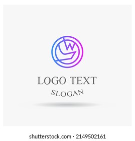 Logo Lw Modern Monogram Design Idea Stock Vector (Royalty Free ...