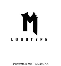 Logo M Letter Design Fonts Creative Stock Vector (Royalty Free ...