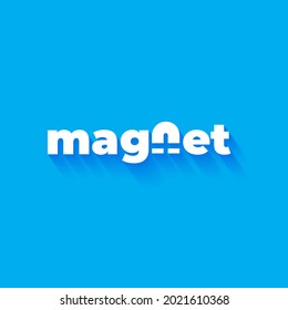 Logo Magnet Vector Icon Text Logo Stock Vector (Royalty Free ...