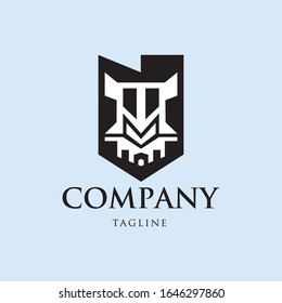 Logo Mask Company Creative Vector Stock Vector (Royalty Free ...