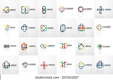 Different Types Lines Mathematics Stock Vector (Royalty Free ...