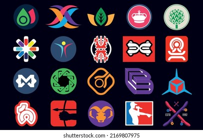455 imágenes de Logo mega pack - Imágenes, fotos y vectores de stock ...