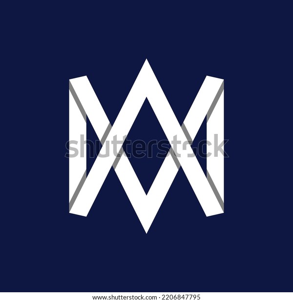 Logo Monogram Ma Avm Mva Amv Stock Vector (Royalty Free) 2206847795 ...