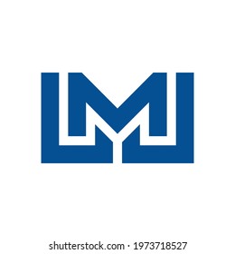 230 Letter l and m mark modern logo design template Images, Stock ...