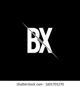 Logo Monogram Slash Style Design Template Stock Vector (Royalty Free ...