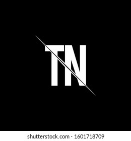 Logo Monogram Slash Style Design Template Stock Vector (Royalty Free ...