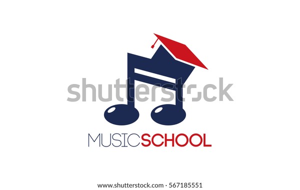 Logo Music School Learning Arts Education Stock Vector (Royalty Free ...