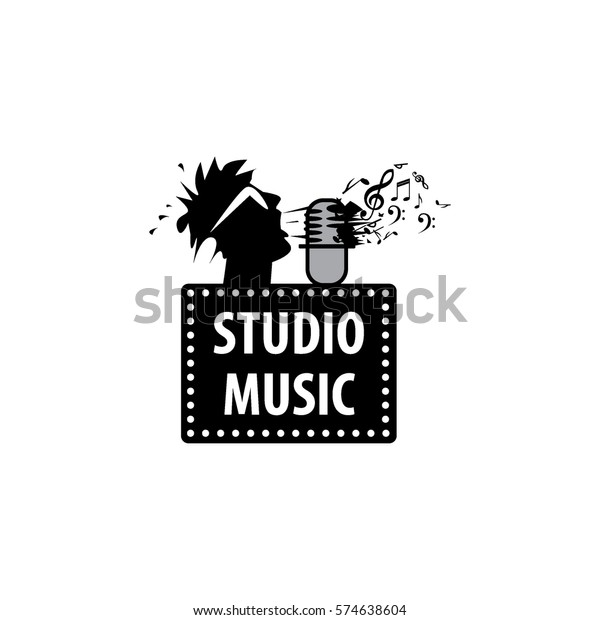 Logo Music Studio Stock Vector (Royalty Free) 574638604 | Shutterstock
