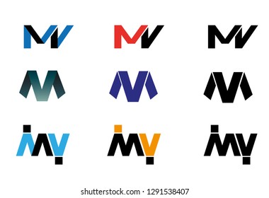 Logo Mv Icon Stock Vector (Royalty Free) 1291538407 | Shutterstock