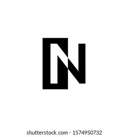 Logo N Simple Vector Modern Font Stock Vector (Royalty Free) 1574950732 ...