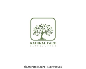 Tree Root Logo Vector Leaf Round Stock Vector (Royalty Free) 756351283