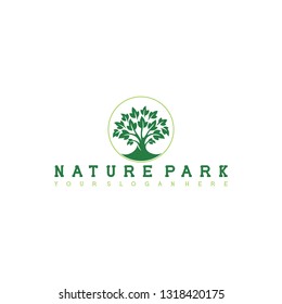 Logo Nature Park Stock Vector (Royalty Free) 1318420175 | Shutterstock