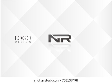 Logo Nr Initial Letter Free Royalty Stock Vector (Royalty Free ...