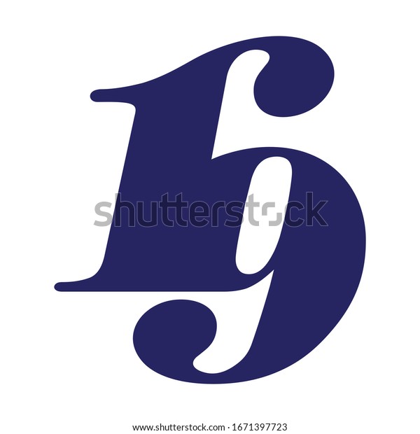 Logo Number 169 Iconic Number Modern Stock Vector (Royalty Free ...