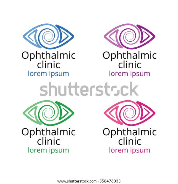 Logo Ophthalmic Clinic Eye Clinic Set Stock Vector (Royalty Free ...