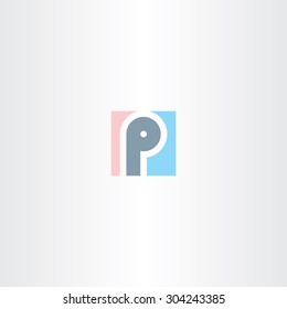 Logo P Square Letter P Sign Stock Vector (Royalty Free) 304243385 ...