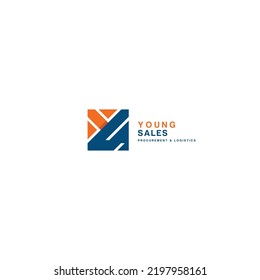 Logo Procurement Logistics Company Name Young Stock Vector (Royalty ...