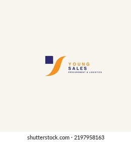 Logo Procurement Logistics Company Name Young Stock Vector (Royalty ...