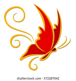 Attacking Phoenix Vector Illustration: стоковая векторная графика (без ...