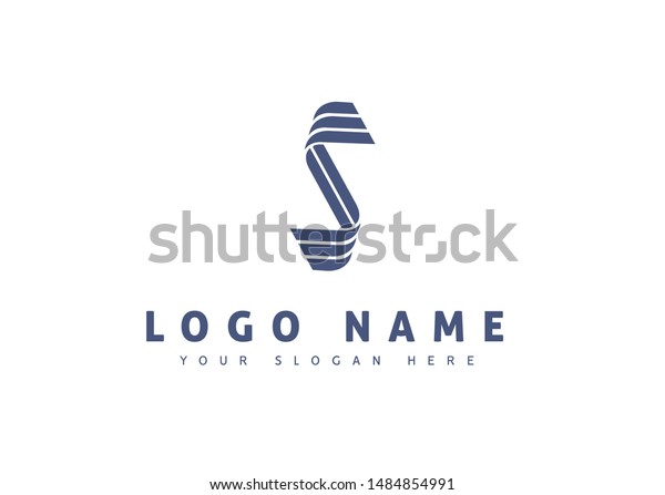 Logo S Deign Vector Vector Stock Vector (Royalty Free) 1484854991 ...