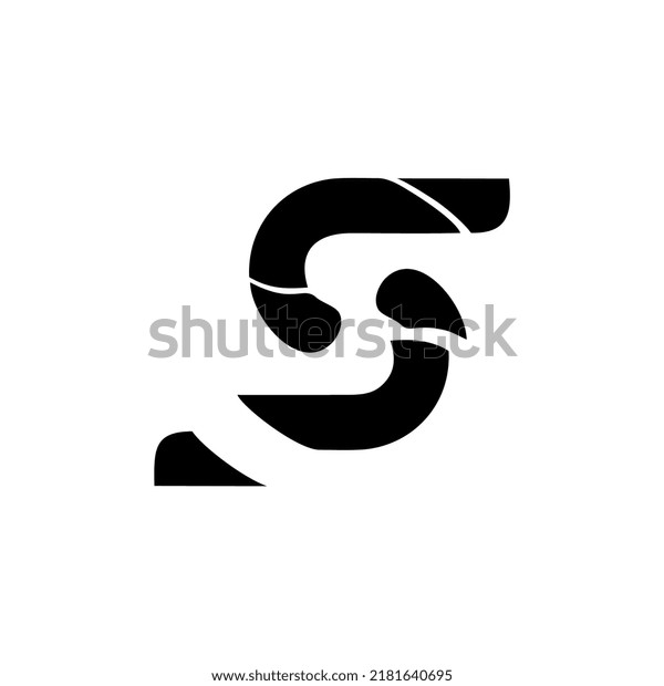 Logo S Vector Illustration Isolated Background Stock Vector (Royalty ...