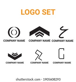 Logo Setlogo Demo Logocompany Logo Stock Vector (Royalty Free ...