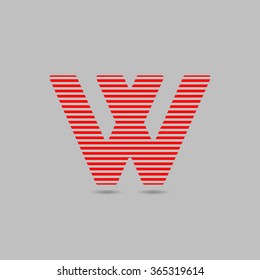 Logo Shape Letter W Stock Vector (Royalty Free) 365319614 | Shutterstock