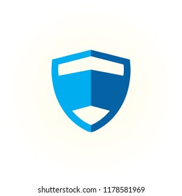 Logo Shield Vector Safety Red Icon Stock Vector (Royalty Free ...