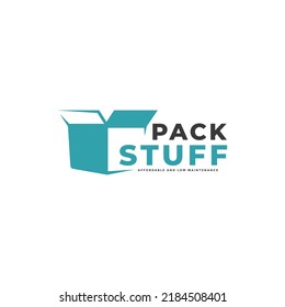 Logo Shipping Goods Package Icon Stock Vector (Royalty Free) 2184508401 ...