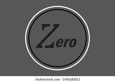 Logo Simple Zero Illustrator Art Stock Vector (Royalty Free) 1456185011 ...