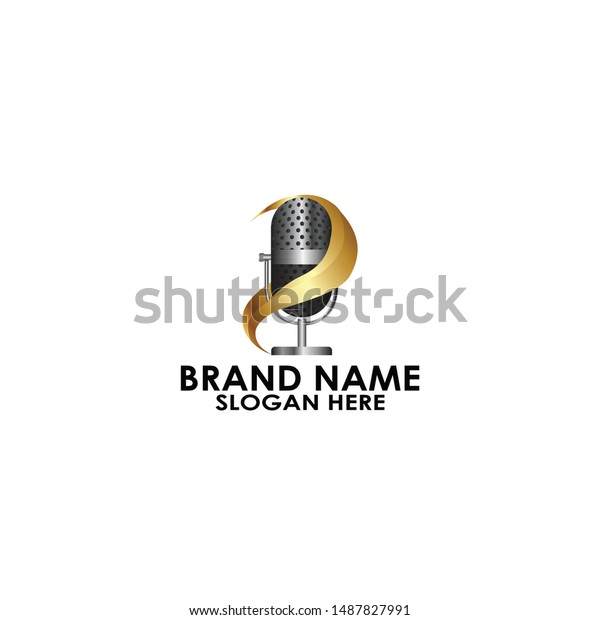 Logo Singing Education Elegant Design Vector Stock Vector (Royalty Free ...