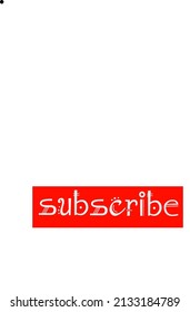 Logo Social Media Subscribe Stock Vector (Royalty Free) 2133184789 ...