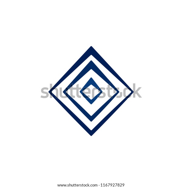 Logo Square Symbol Sign Shape Modern Stock Vector (Royalty Free ...
