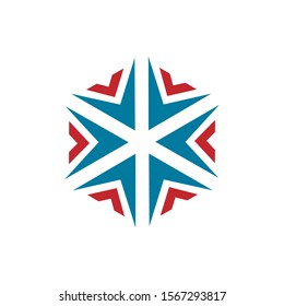 Logo Star Human Symbol Design Icon Stock Vector (Royalty Free ...