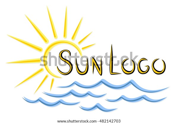 Logo Sun Sea Stock Vector (Royalty Free) 482142703 | Shutterstock