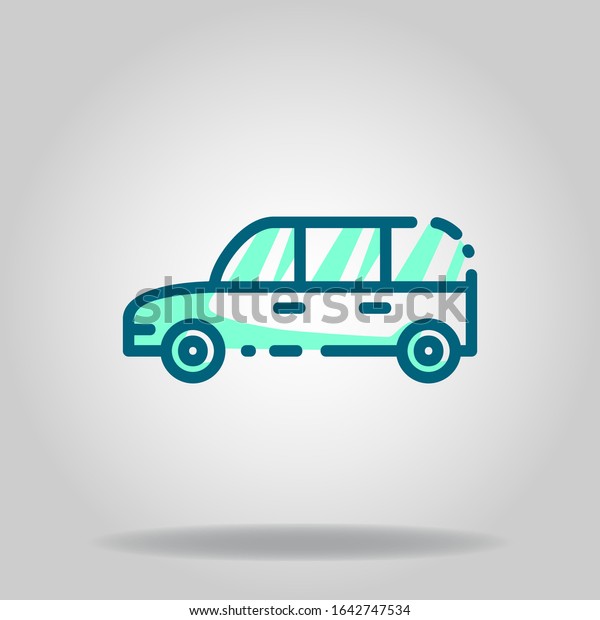 Logo Symbol Suv Icon Two Tone Stock Vector (Royalty Free) 1642747534 ...