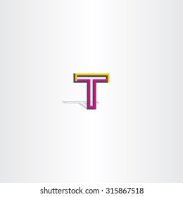 Vektor Stok Letter T New Logo Vector (Tanpa Royalti) 1464661817 ...