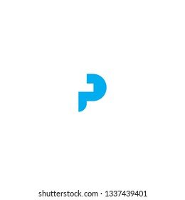 Letter P Pen Logo Icon Template Stock Vector (Royalty Free) 1672275769