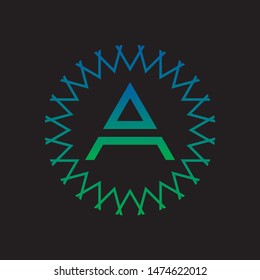Logo Template Letter Simple Stock Vector (Royalty Free) 1474622012 ...