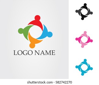 Logo Template Successful Team Stock Vector (Royalty Free) 582742270 ...
