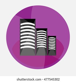 Logo Three Houses Vector Stock Vector (Royalty Free) 477545302 ...