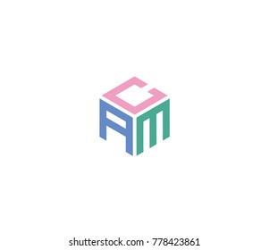 Logo Three Letters Cam Stock Vector (Royalty Free) 778423861 | Shutterstock
