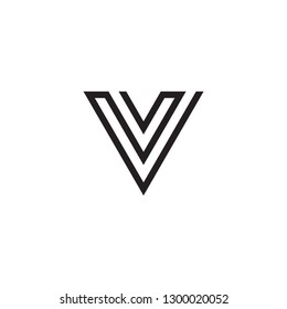Logo V Icon Symbol Stock Vector (Royalty Free) 1300020052 | Shutterstock