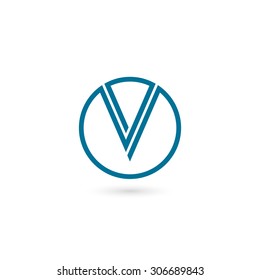 Circle V Logo Initial Logo Ov Stock Vector (Royalty Free) 622901705 ...