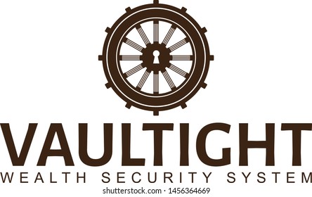 Logo Vault Safety Security Concept Stock Vector (Royalty Free) 1456364669