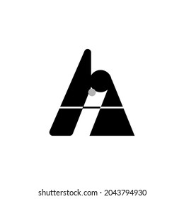 Logo Vector Black White Letters Stock Vector (Royalty Free) 2043794930 ...