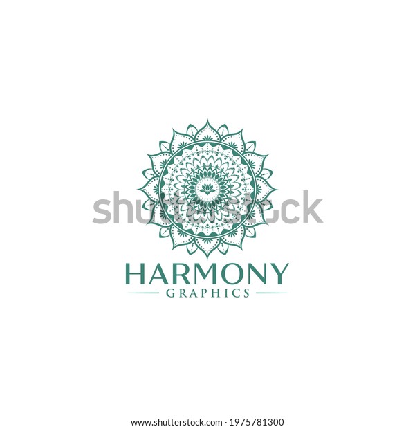 Logo Vector Depicts Harmony Balance Life Stock Vector (Royalty Free ...