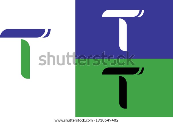 Logo Vector Graphic Letter T Logo Stock Vector (Royalty Free ...