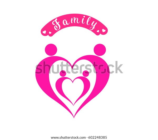 Logo Vector Happy Family Day Stock Vector (Royalty Free) 602248385 ...